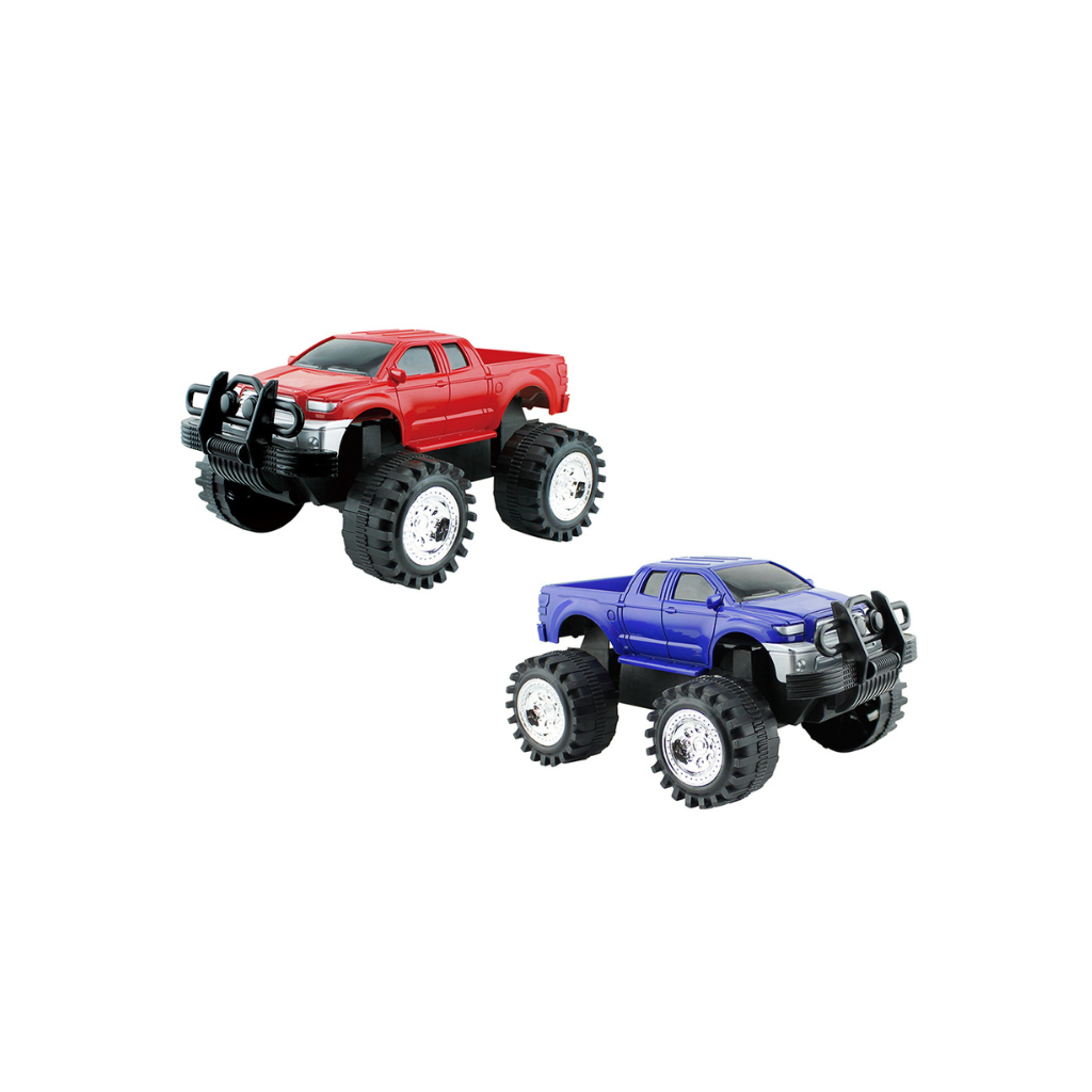 Juguete para Niños Set de Carros Rojo y Azul de Fricción B-Toys Caja ...
