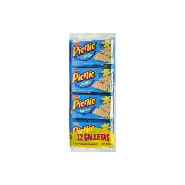 Galleta de Vainilla Picnic Diana 13g 12pack | Mercandu